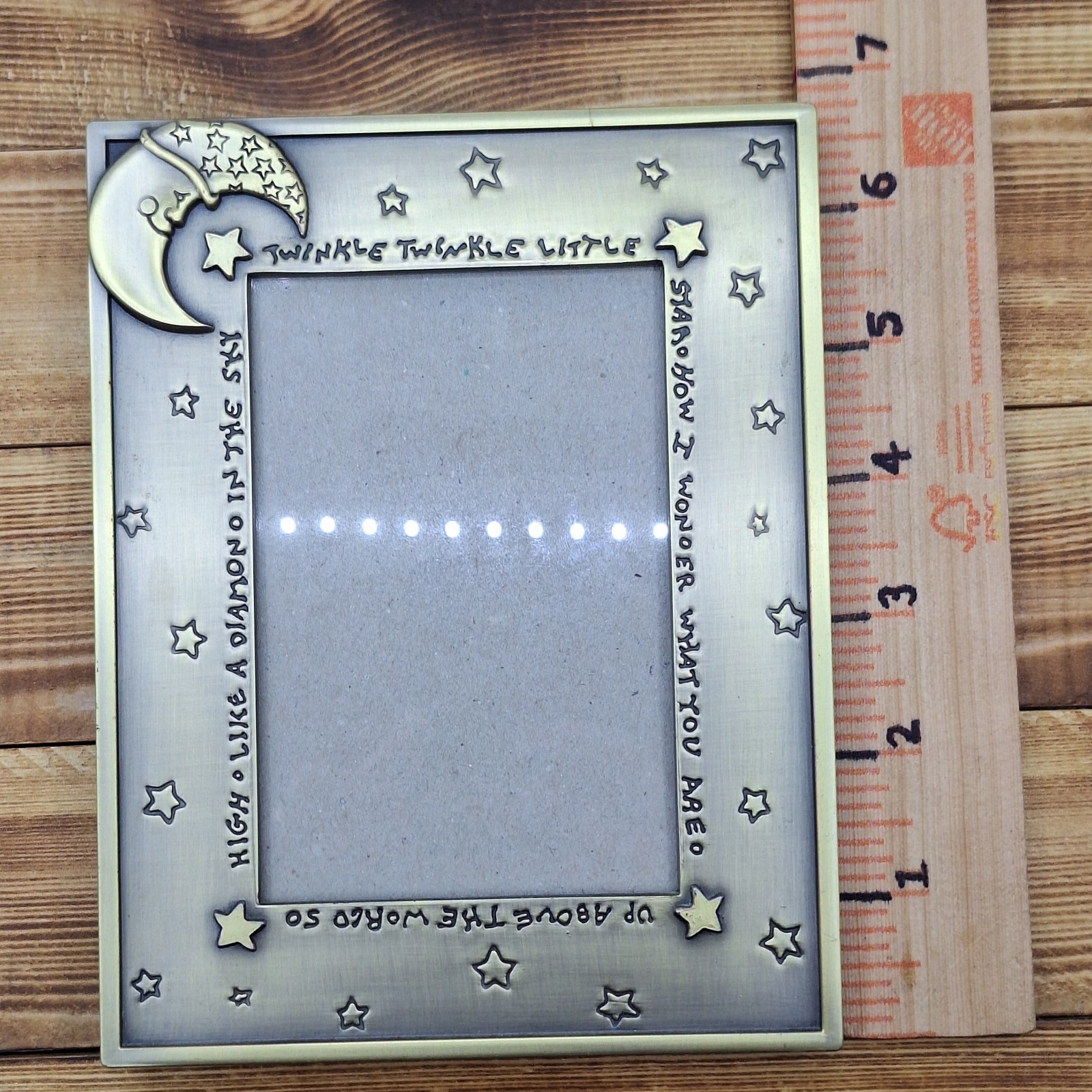 Twinkle Little Star Metal Picture Frame for 3x4.5" Photo Burnes of ...