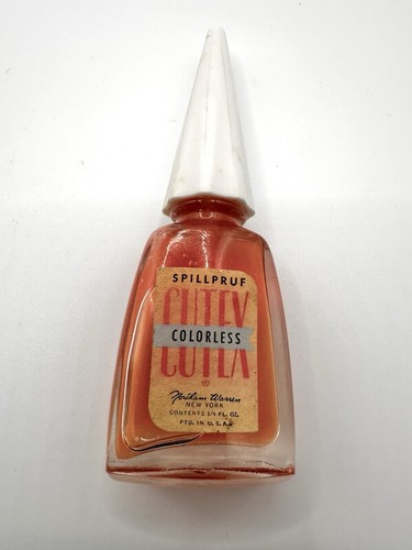 Vintage Cutex Spillpruf Colorless Nail Polish – Northam Warren – 1950s ...