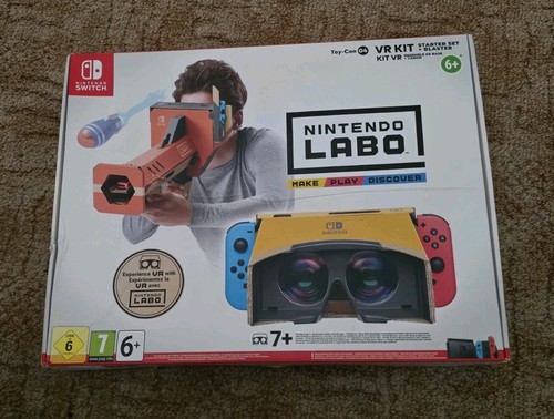 Nintendo Switch Labo Toy-Con 04 VR Kit Starter Set + Blaster Brand New ...