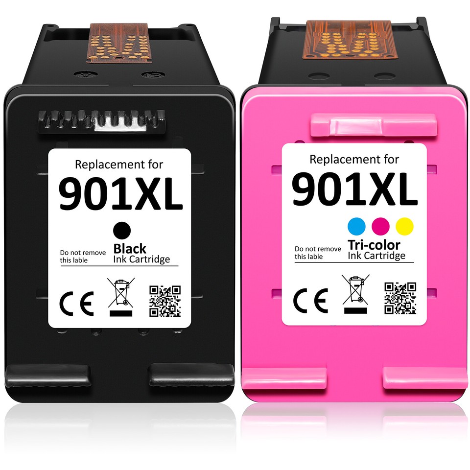 901XL Ink Cartridges For HP 901 Officejet 4500 J4540 J4550 J4580 J4640 ...