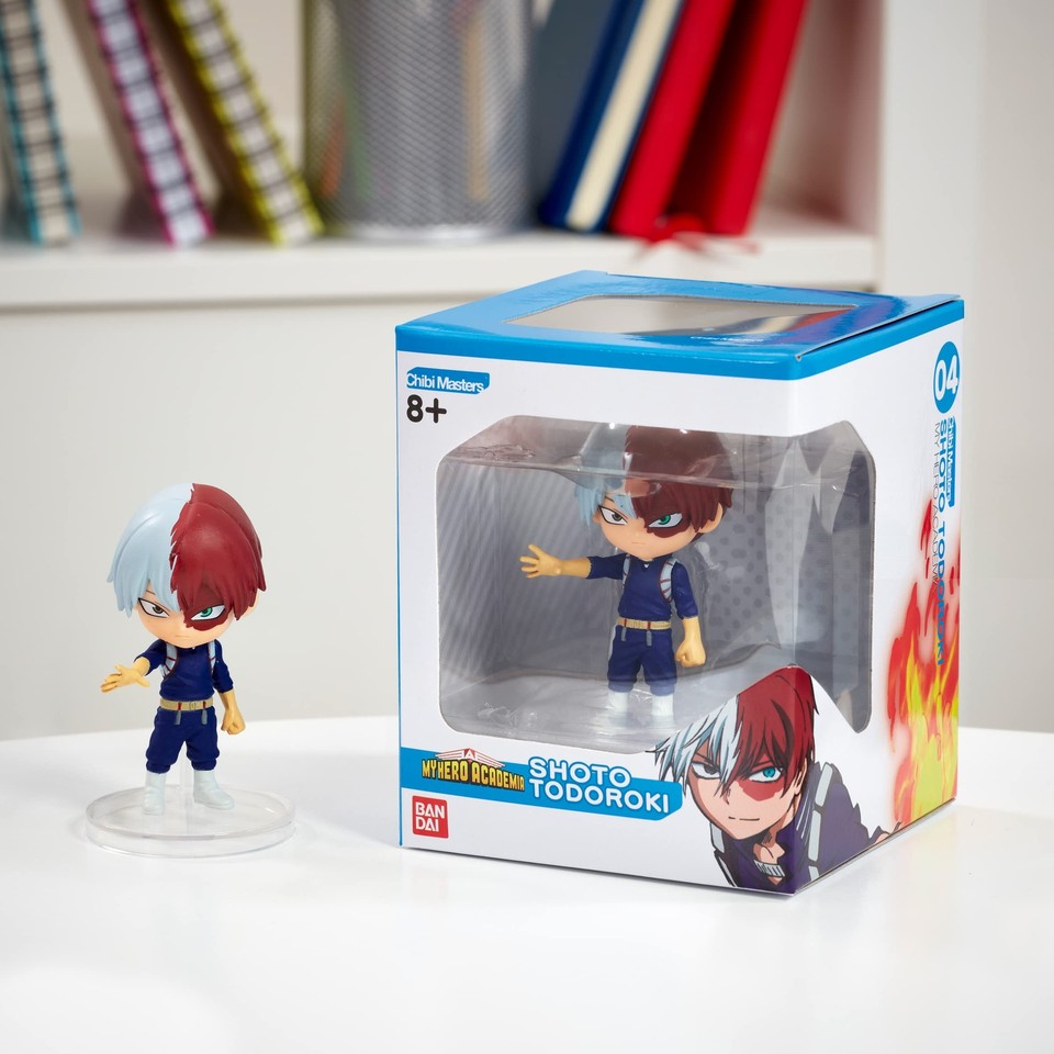 Chibi Masters My Hero Academia Shoto Todoroki Toy 8cm Tall Shoto ...