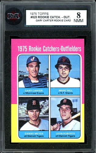1975 Topps Baseball #620 Gary Carter Rookie KSA 8 NM-MINT Montreal ...