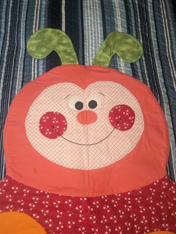 New Pink Homemade Play Mat Ladybug Flannel | eBay