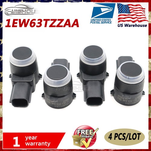 New 4PCS 1EW63TZZAA PDC Bumper Sensor Parking Assist For Dodge Jeep ...