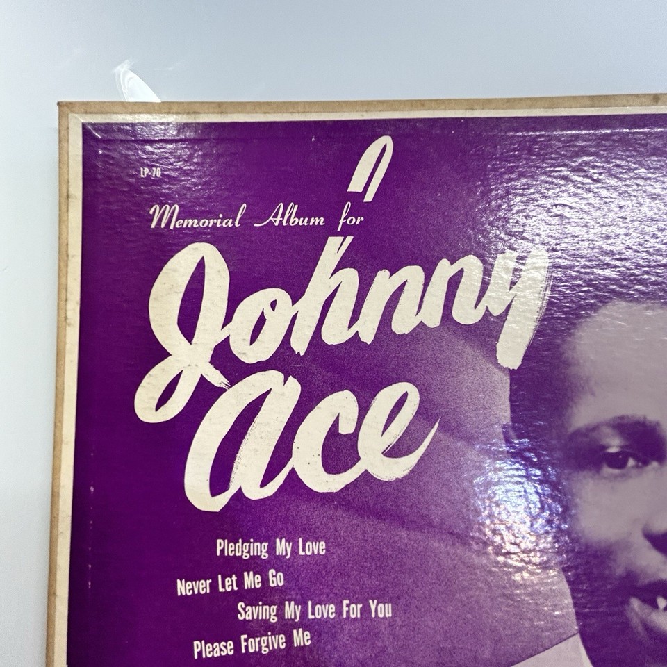 Memorial Album For JOHNNY ACE ~ ULTRA RARE VINYL LP-70 ~ 10" 33 rpm ...