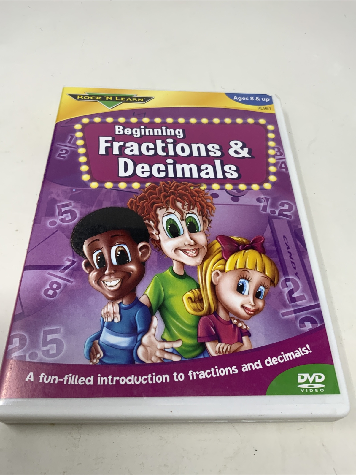 Rock N Learn: Beginning Fractions and Decimals [DVD] 725696898129| eBay