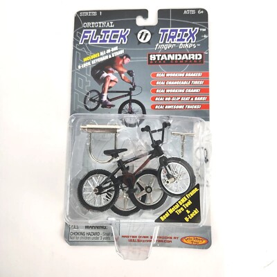 Vtg Spin Master Flick Trix Metal Finger Bikes Series 1 RL Redline | eBay