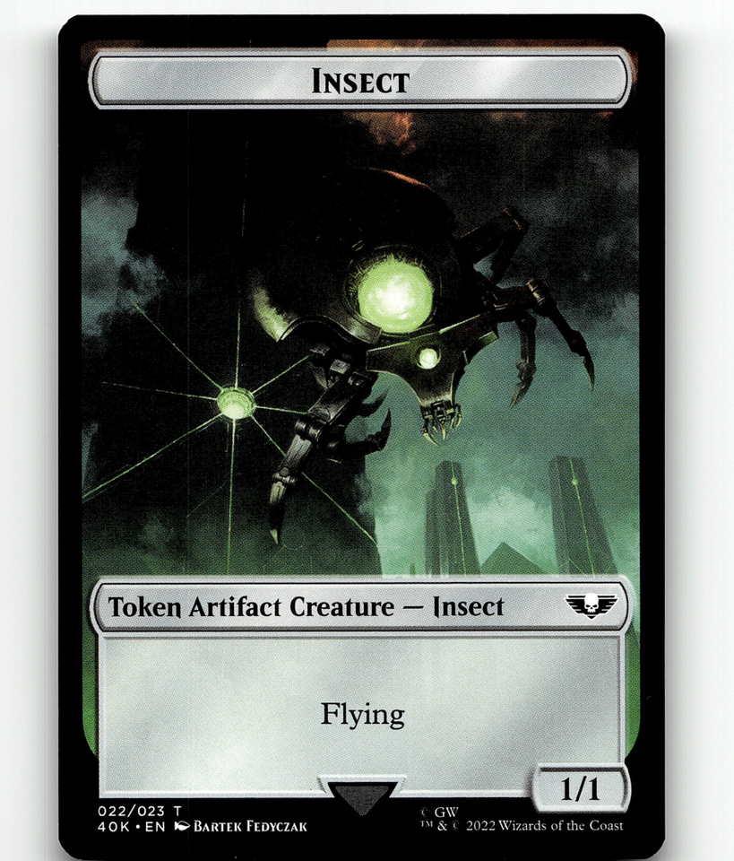 MTG Necron Warrior Insect Universes Beyond: Warhammer 40,000 | eBay