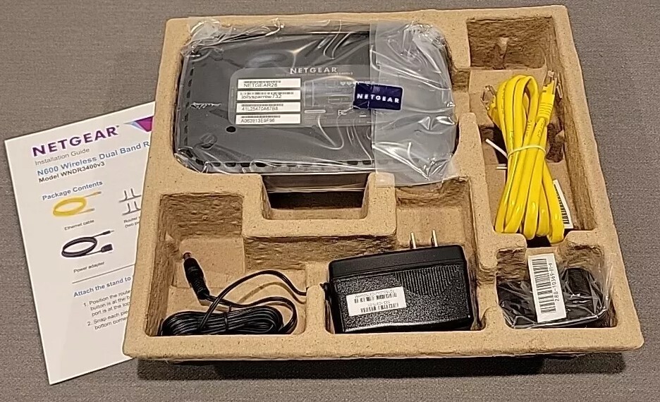 NETGEAR N600 Wireless Dual Band Router Model WNDR3400V3 New Open Box | eBay