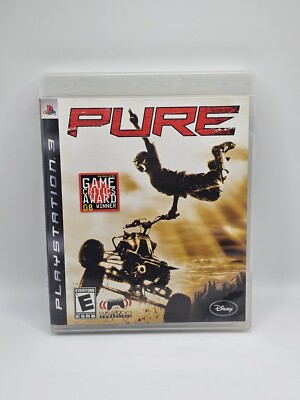 PURE (PS3 PlayStation 3, 2008) ATV RACING AND STUNTS - TESTED ...