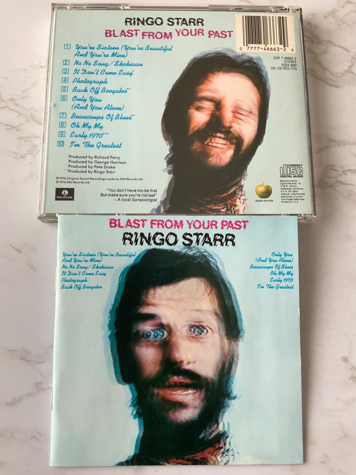 Ringo Starr Blast From Your Past CD Parlophone CDP 7 46663 2 The ...