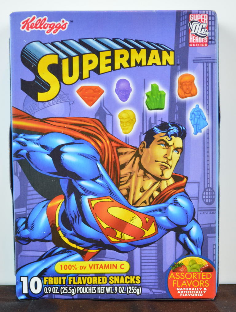 Kellogg's SUPERMAN FIGURAL SHAPED FRUIT SNACKS UNOPENED Box of 10 2005 | eBay