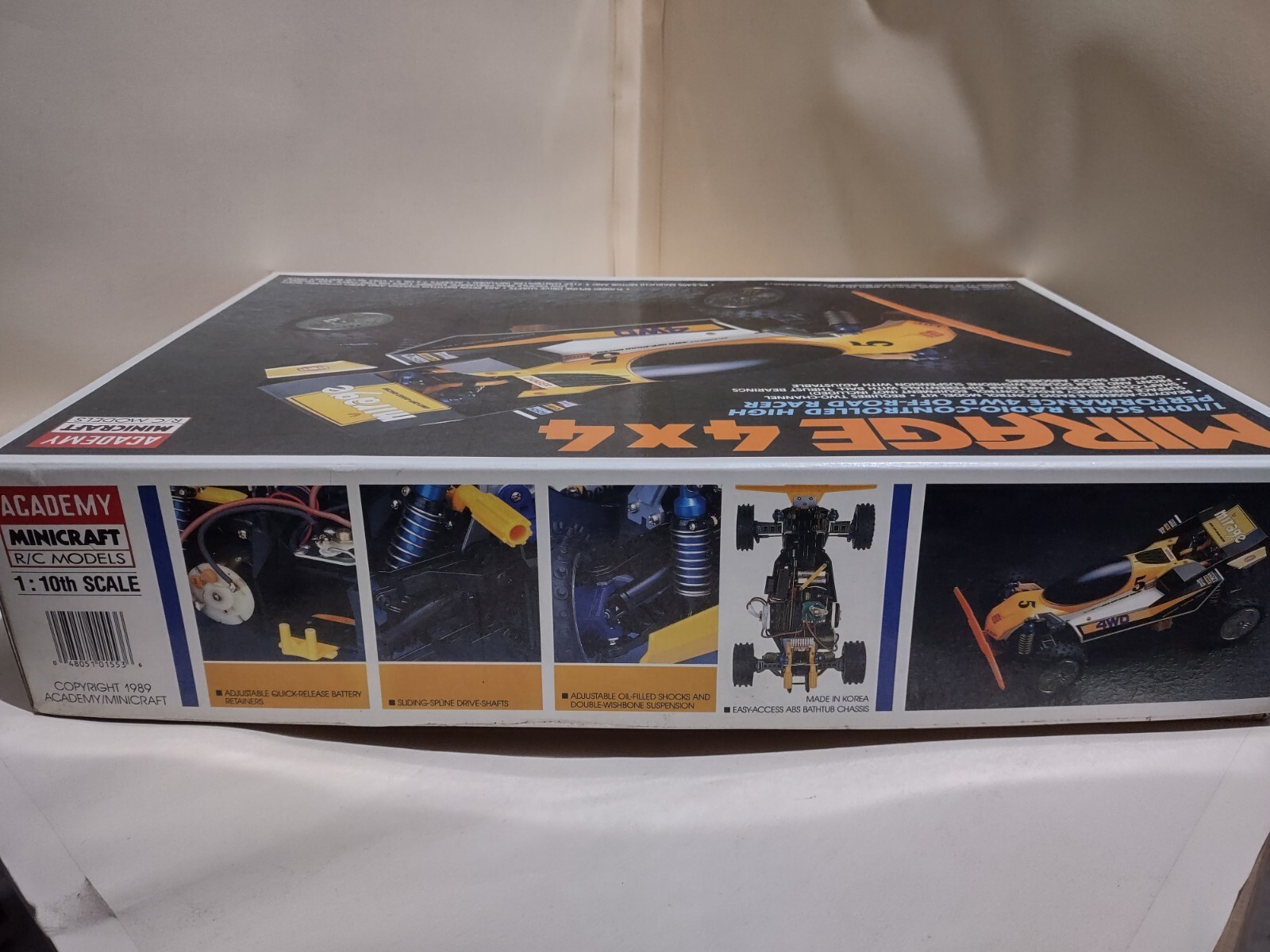 Vintage Academy Mirage 4wd 1/10 r/c buggy kit raritat, No Tamiya ...