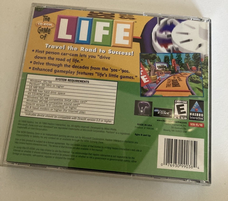 Game of Life CD ROM PC Video Game 1998 76930990384| eBay