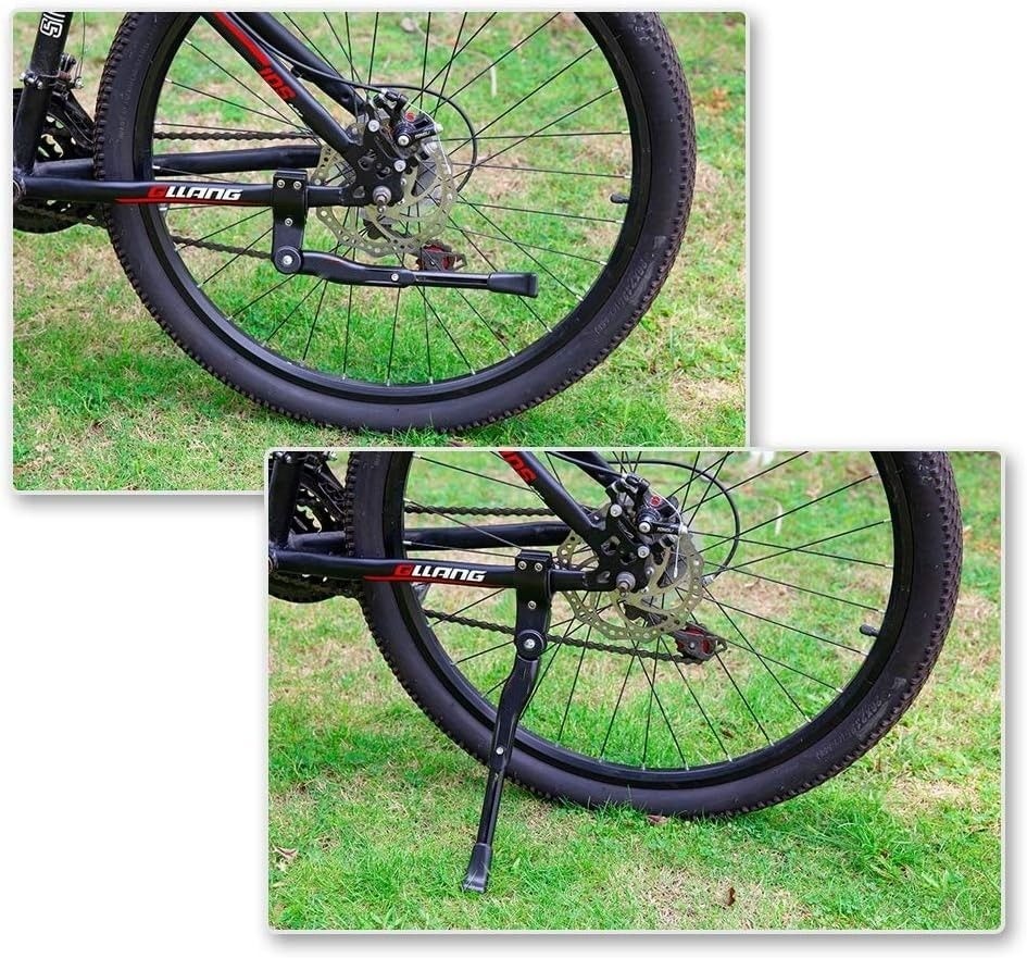 Adjustable Bike Kickstand Aluminum Rear Side Bicycle Stand for Bike 22 ...