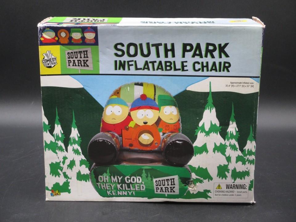 South Park Inflatable Chair 2004 Kidz Kraze Vintage Y2K Cartman Kenny ...