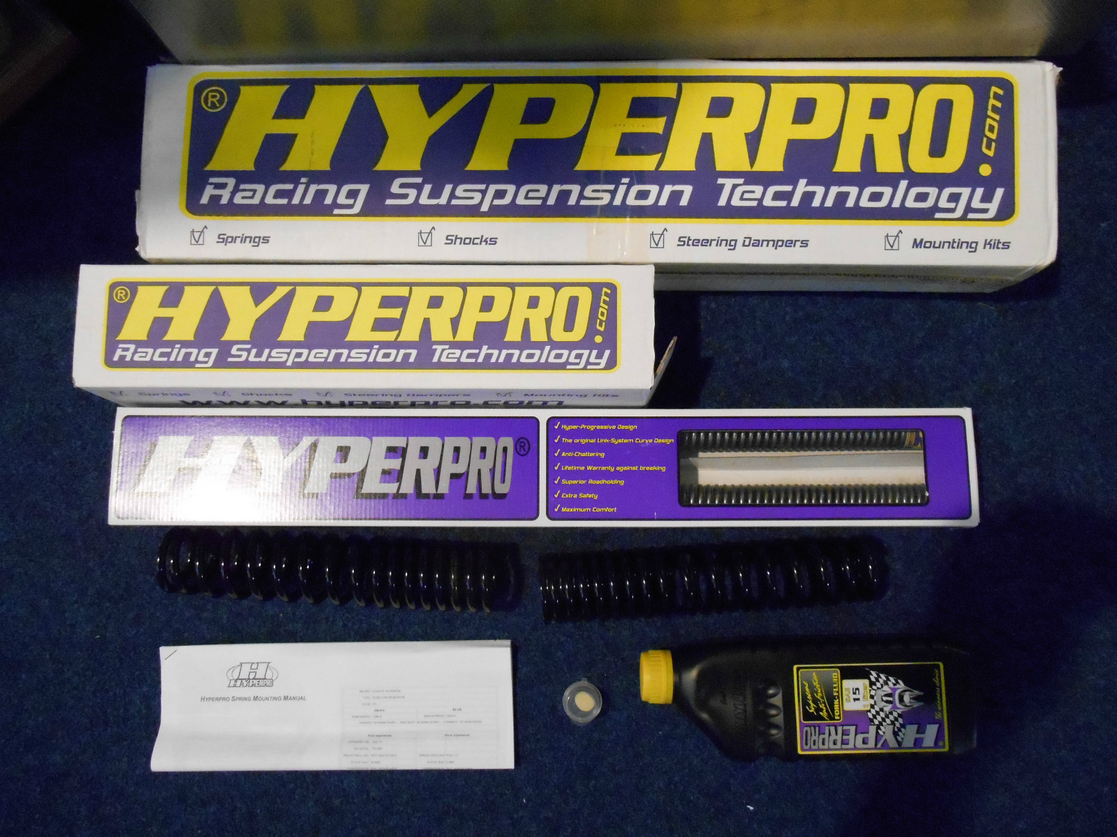 HYPERPRO COMBI SUSPENSION KIT FOR HARLEY DAVIDSON XL883 - XL1200 05> | eBay