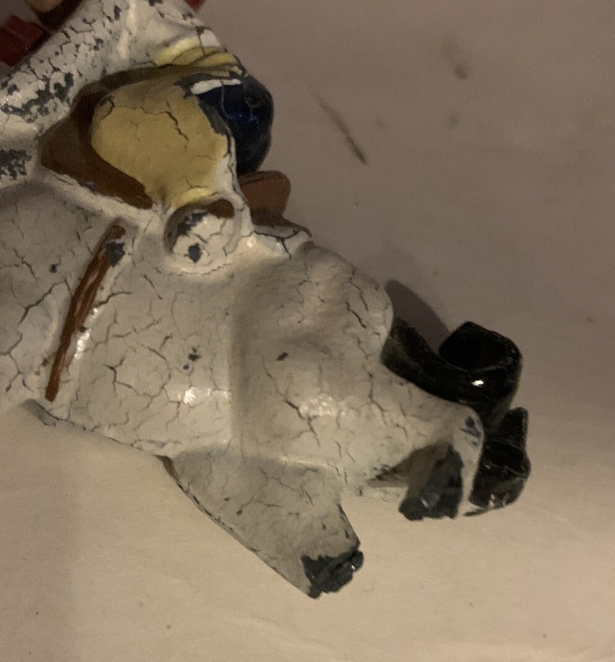 Rare Vintage Lucky Ranger Wind Up Motion Clock Cowboy 443 Untested | eBay