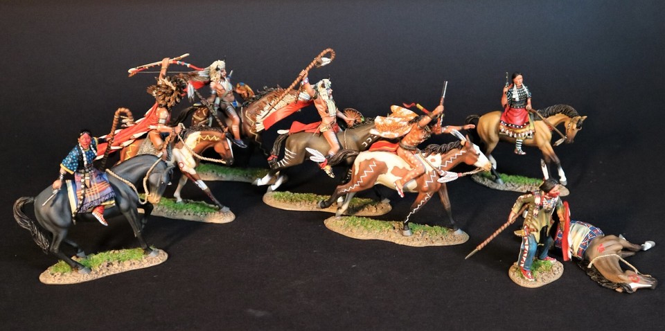 JOHN JENKINS BLACK HILLS WARS 1876 - 1877 SBB-15 MOUNTED SIOUX WARRIOR ...