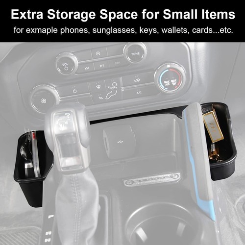 Gear Shifter Side Tray Organizer Storage For 2021-2023 Ford Bronco ...
