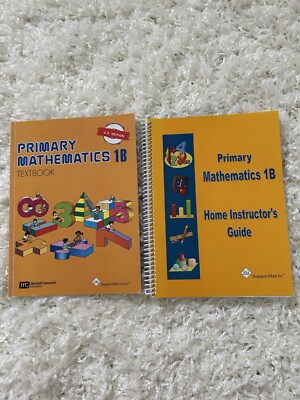 Singapore Math, Primary Math Level 1B Textbook & Home Instructors’s ...