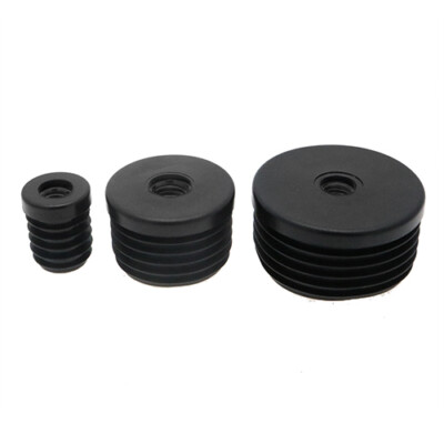10 Round Plastic Threaded Tube Inserts 18mm - 50mm M10 Thread, Plastic ...