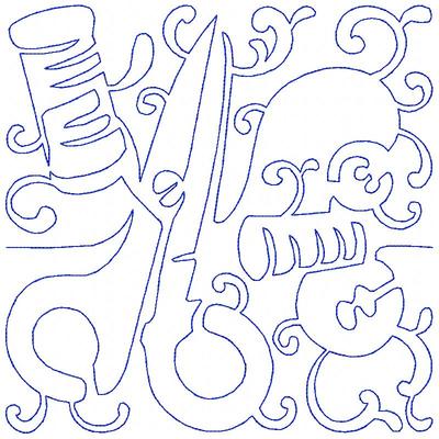 Continuous Line Sewing Blocks 12 Machine Embroidery Designs Quilt 8 ...