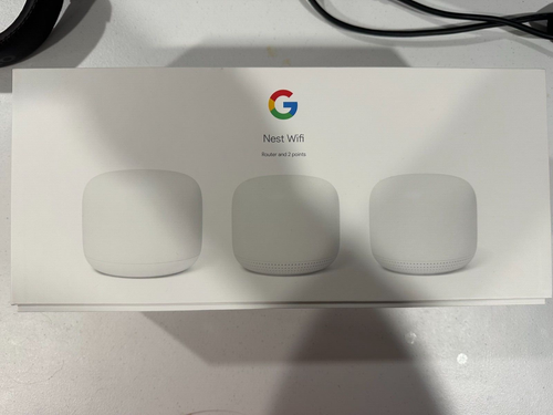 Google Nest Wifi Mesh Router AC2200 H2D and 2 H2E Points in box | eBay