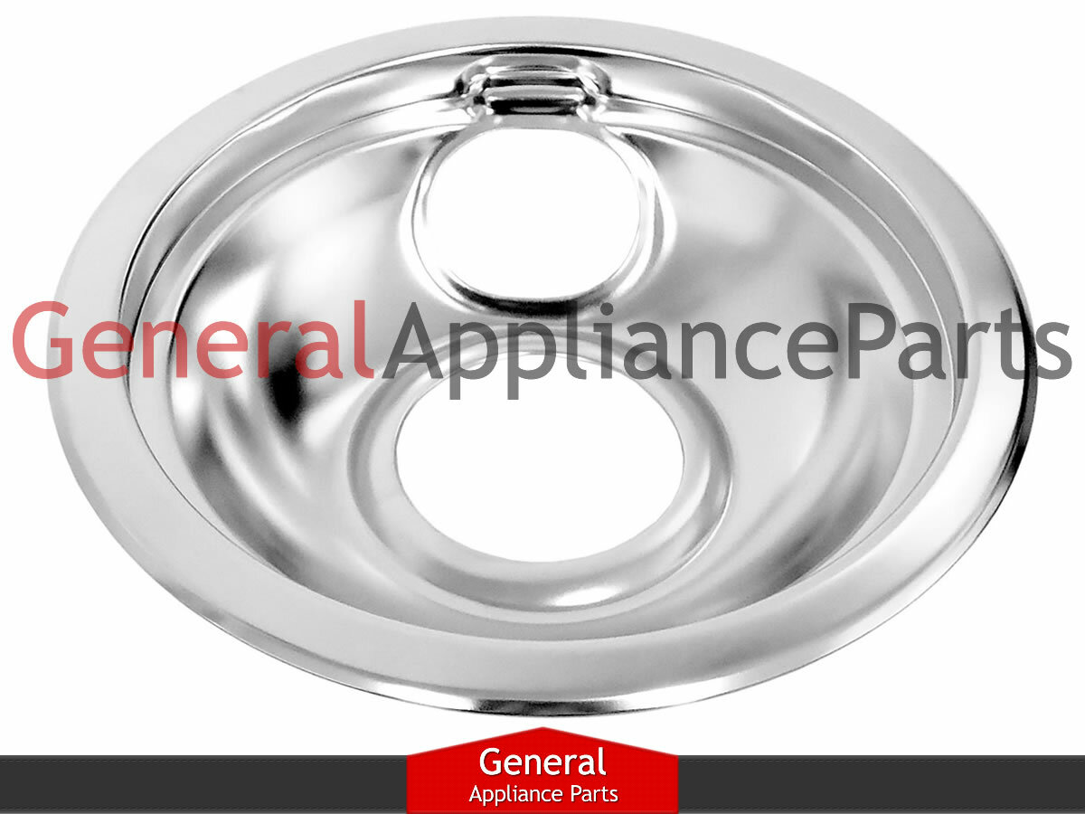 6" Chrome Drip Pan Bowl Fits GE Hotpoint Kenmore Roper WB32X107 | eBay