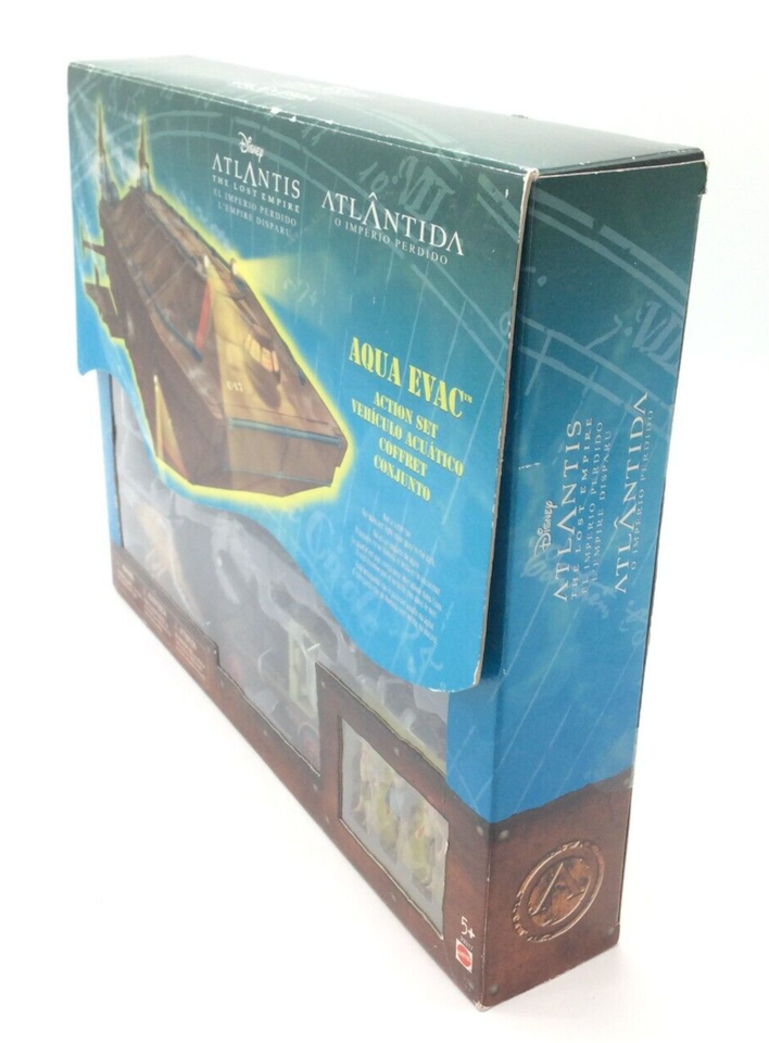Mattel Disney Atlantis the Lost Empire AQUA EVAC Action Set | eBay