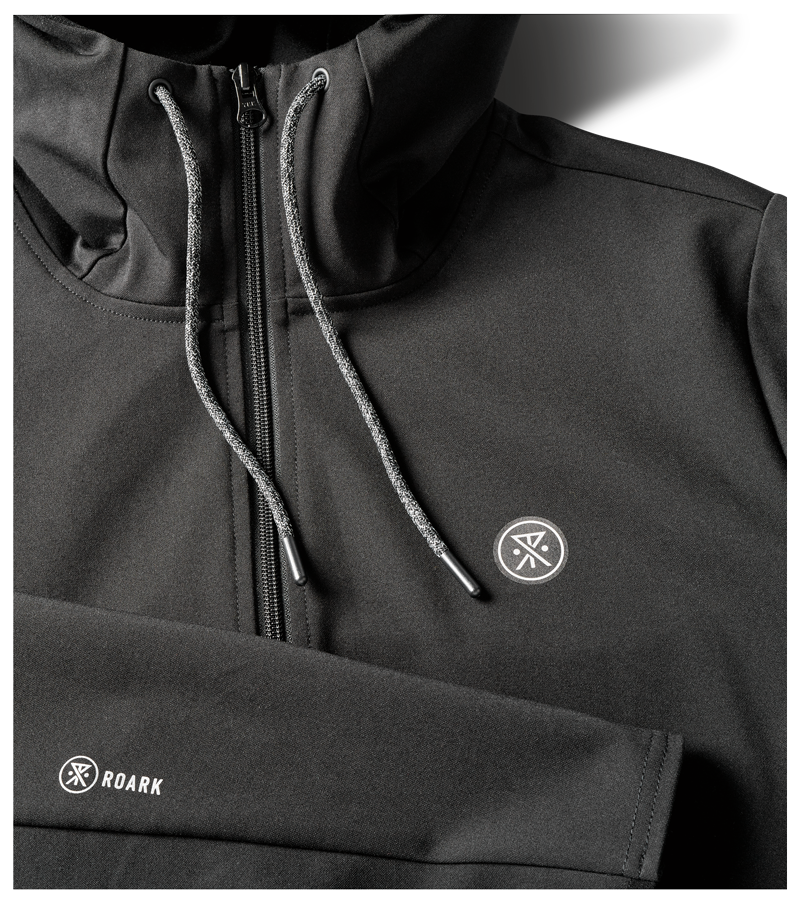 Roark Run Amok El Morro Fleece Hoodie, Long Sleeve, Zip Up Jacket Men ...