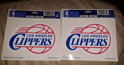 2 x NBA LOS ANGELES CLIPPERS Ultra decals 5" x 6" | eBay