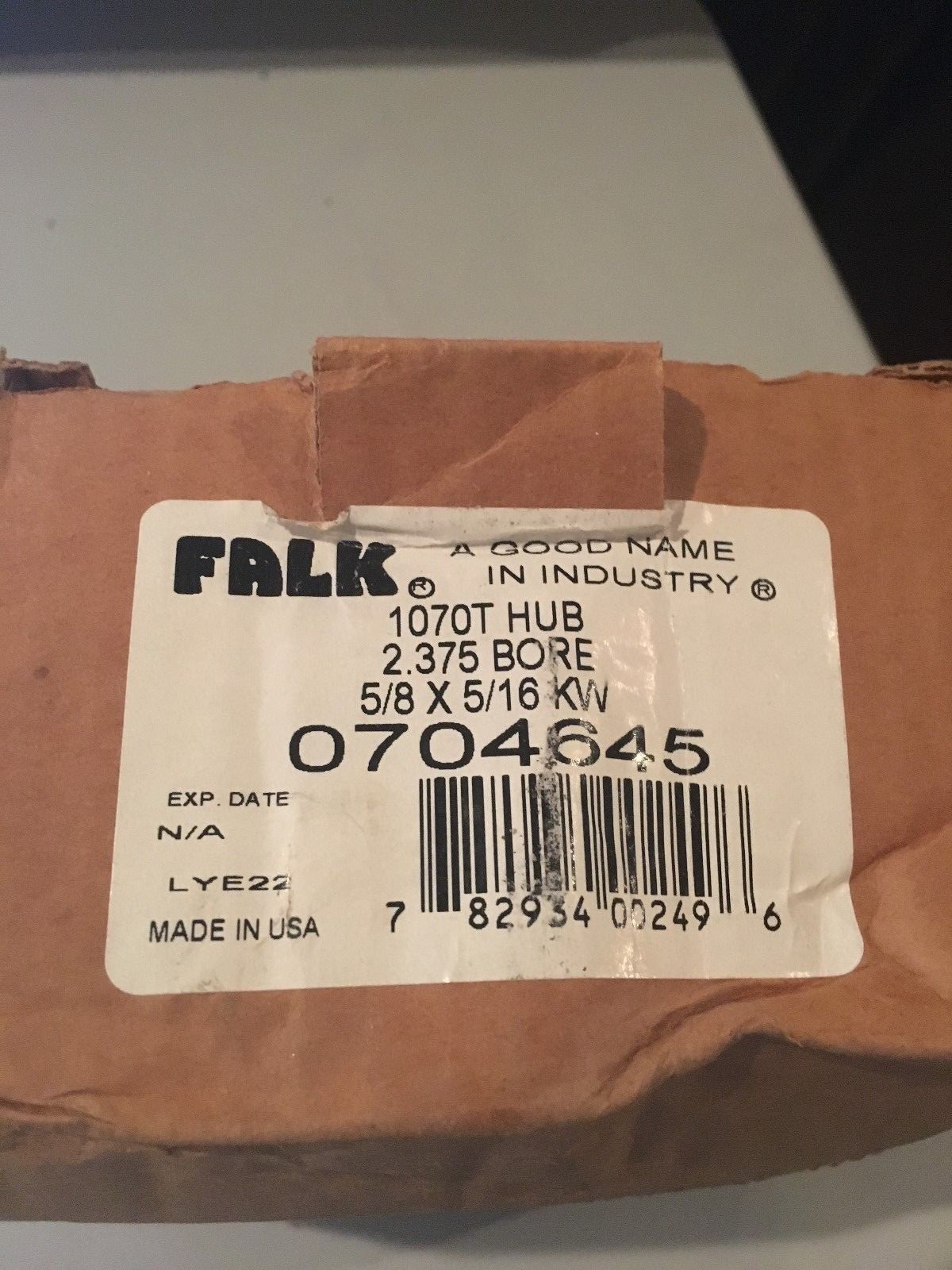 Falk 0704645 1070t Hub 2.3750" Bore Keyed 704645 REXNORD for sale ...