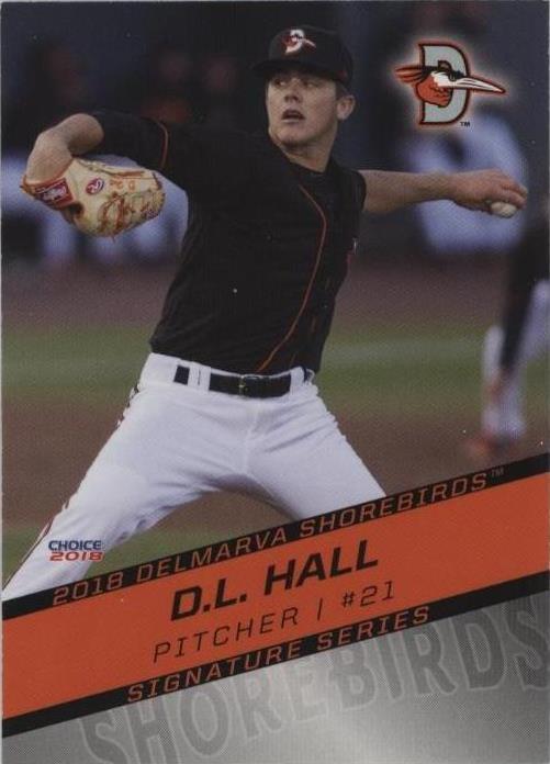 2018 Choice Delmarva Shorebirds - DL Hall #12 (RC) for sale online | eBay