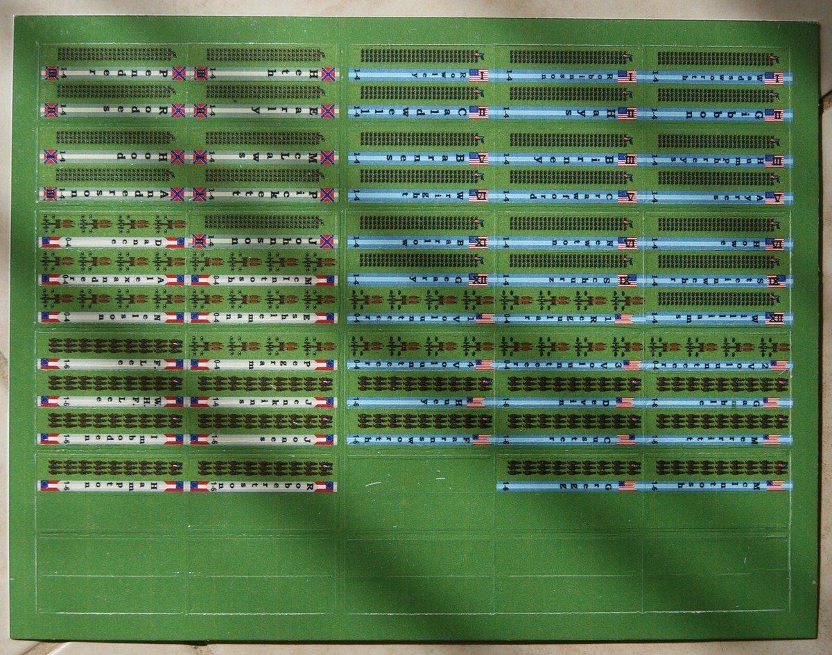Gettysburg Game Counters