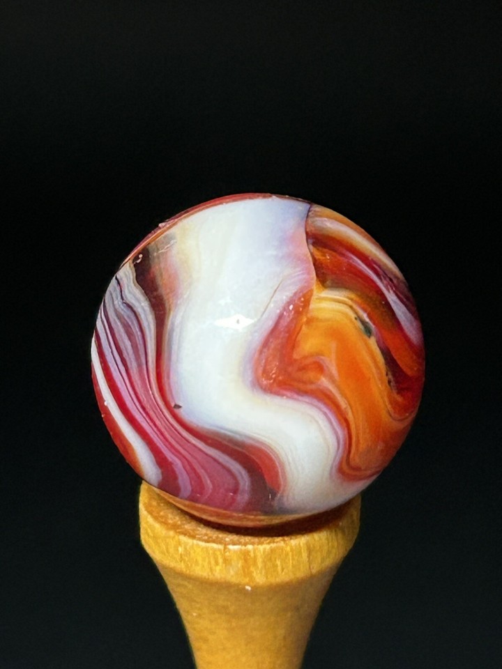 CAC Christensen Agate Co Transparent Base Swirl Marble .67” NM | eBay