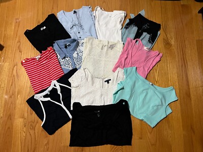 Lot of 12 Women summer clothes bundle sale, size range from XS to M ...