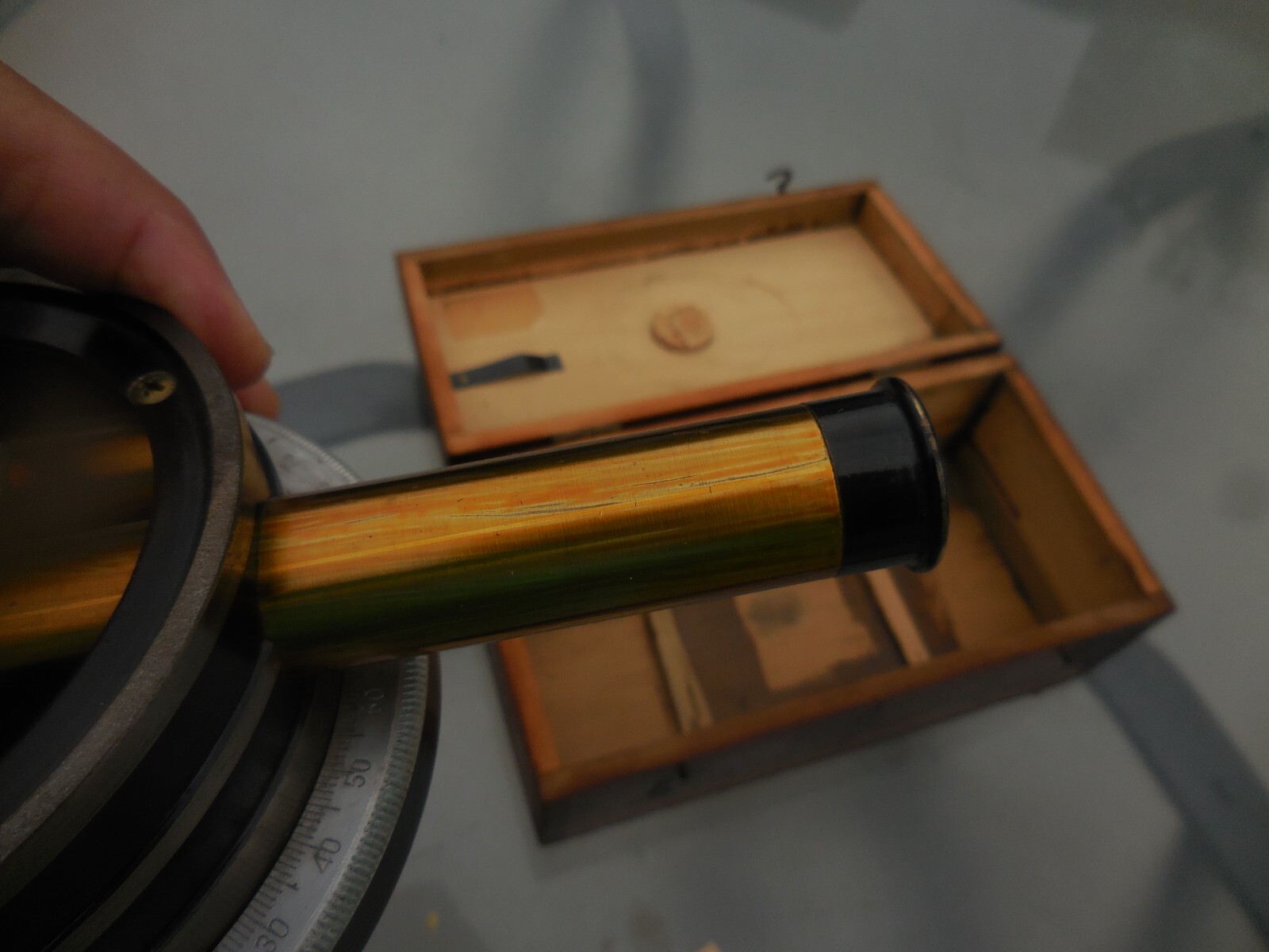 Bostrom Brady No2 S58 Farm Surveying Level Scope Wood Box Construction ...