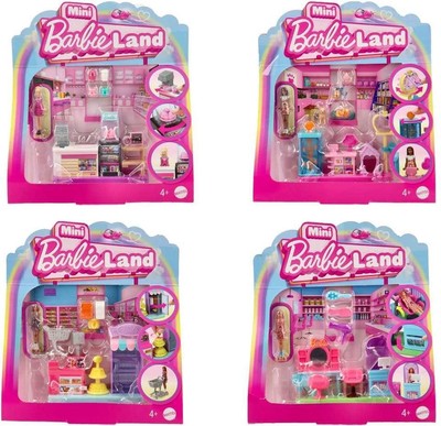 Gadget - 1 Articolo Casuale - Barbie: Mattel - Mini Barbieland Playsets ...