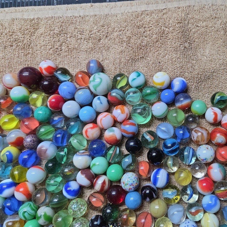 Vintage Machine Made Marbles 2.5lb Lot Mixed Makers FREE SHIPPING #4 | eBay