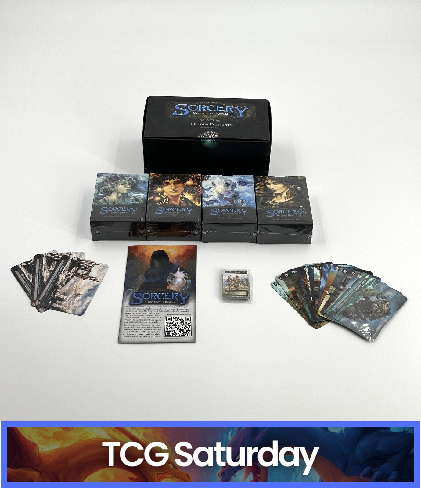 ALPHA SORCERY CONTESTED REALM UNSEALED BOX SEALED DECKS NO PACK | eBay