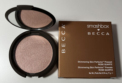Smashbox x BECCA Rose Quartz Shimmering Skin Perfector Pressed New in ...