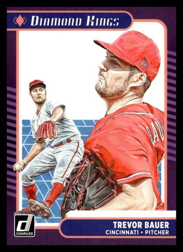 2021 Donruss #23 Trevor Bauer DK Cincinnati Reds | eBay