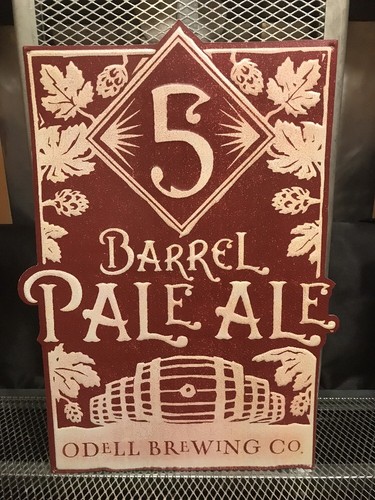 ODELL BREWING Colorado ~ 5 Barrel Pale Ale ~ NEW ~ Beer Advertising ...