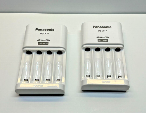 Two Panasonic Advanced Battery Charger BQ-CC17 | eBay