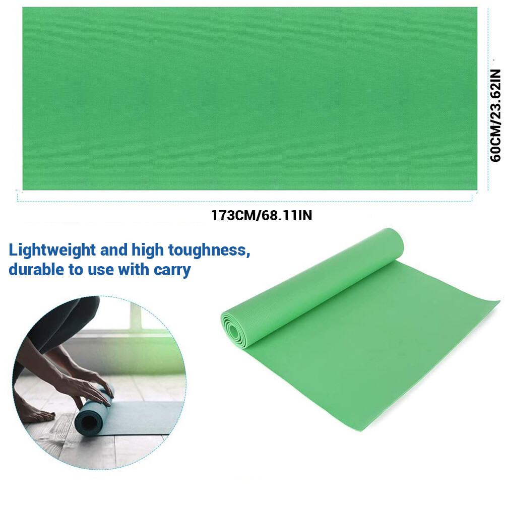 4MM Yoga Mat EVA Non Slip Fitness Slim Yoga Home Gym Exercise Mats ...