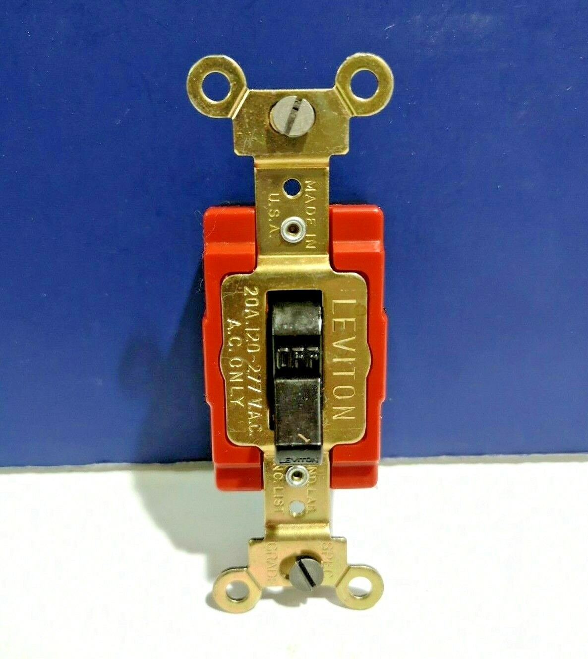 Leviton Single Pole QUIET Flush TOGGLE Switch 5521-B NEW WOW! | eBay