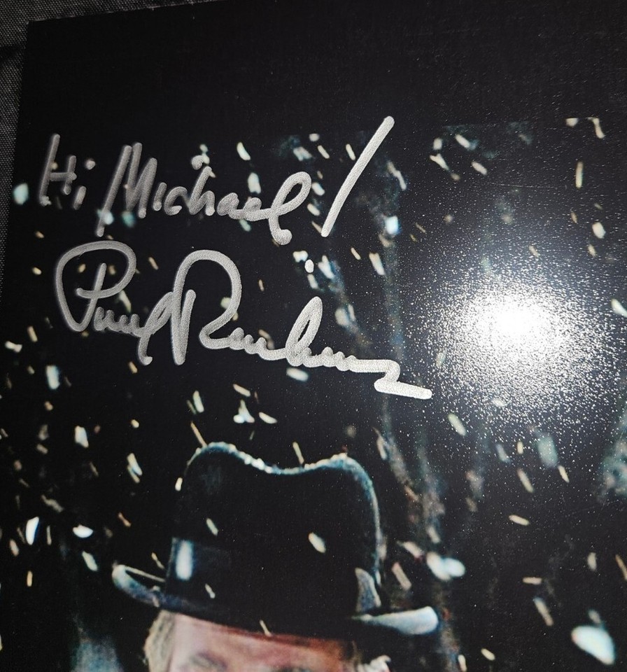 BATMAN RETURNS PAUL REUBENS DIANE SALINGER SIGNED 8x10 PHOTO PEE WEE ...