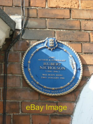 Photo 6x4 37 Washington Street Hull #2 Blue plaque recording this as ...