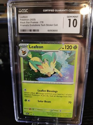 Leafeon 170 Sv: Scarlet & Violet Promo Cards Holo Cgc GEM Mint 10 | eBay
